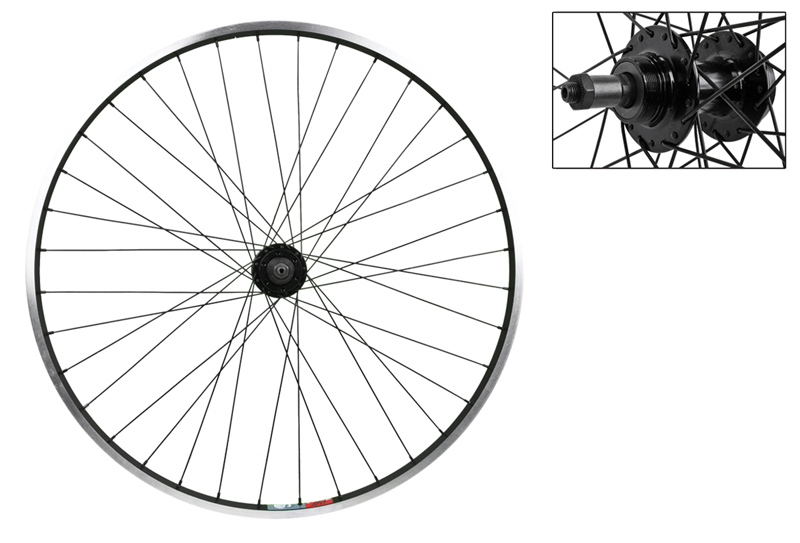 700c Replacement Hybrid Wheels Black - EliteBikeShop